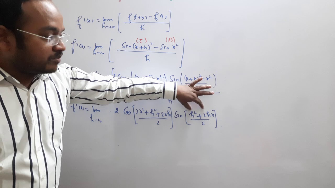 derivative by 1st principal// class 11th - YouTube