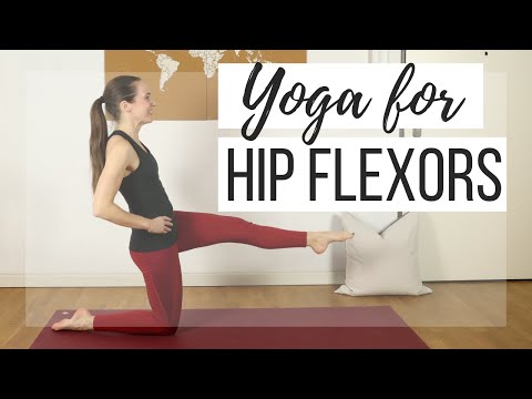 Yoga for HIP FLEXORS and QUADS - Flexibility & Strength // Day #22 Yoga Challenge From Head to Toe