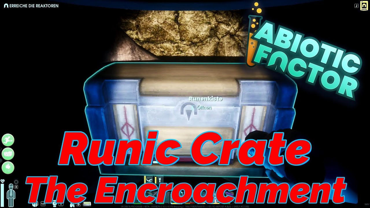 Abiotic Factor - Runic Crate Location / The Encroachment - YouTube