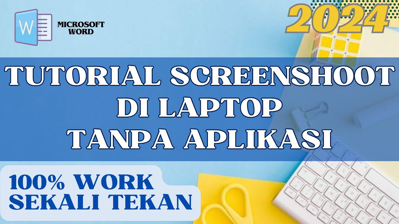 CARA SCREENSHOT DI LAPTOP TANPA APLIKASI. TUTORIAL CEPAT // TUTORIAL ...