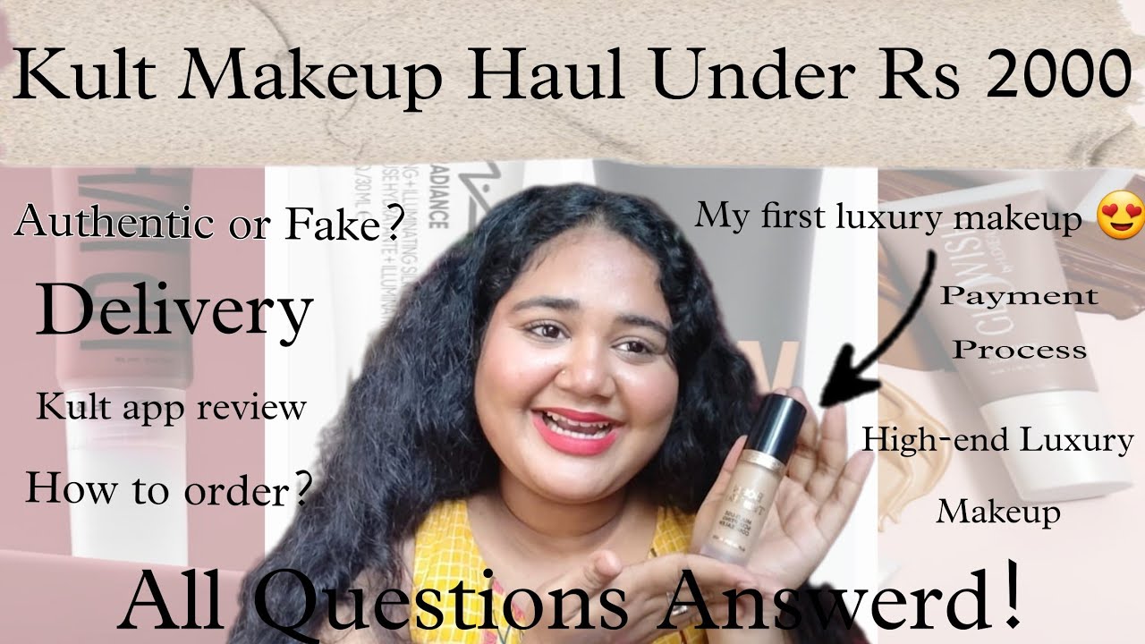 Kult Haul| Kult coupon code| Kult app review|Kult Makeup Haul 💄 ️ ...