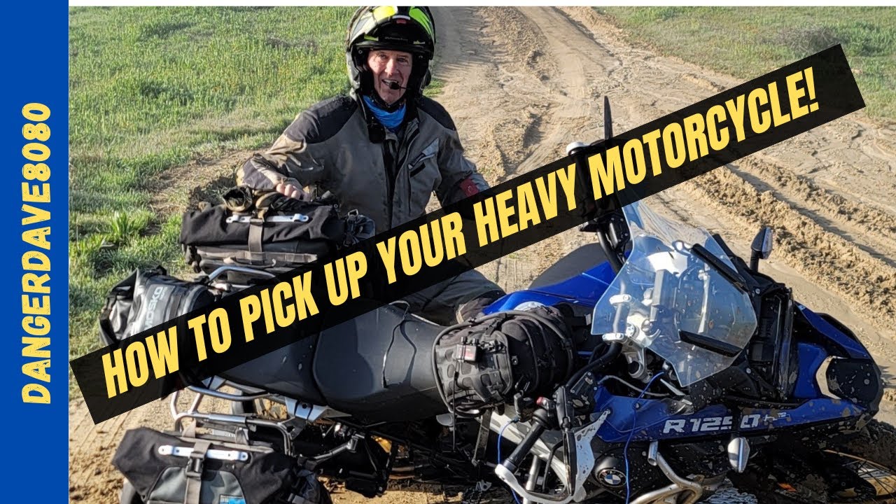 How to Pick Up a Fallen Motorcycle - YouTube
