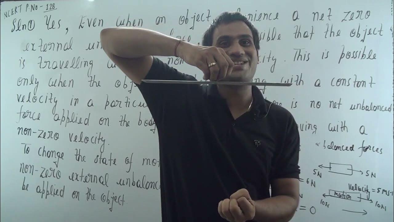 An object experiences a net zero external unbalanced force. Is it possible for the - YouTube