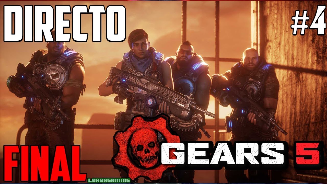 Gears of War 5 - Directo #4 - Español - Modo Locura - Final del Juego ...
