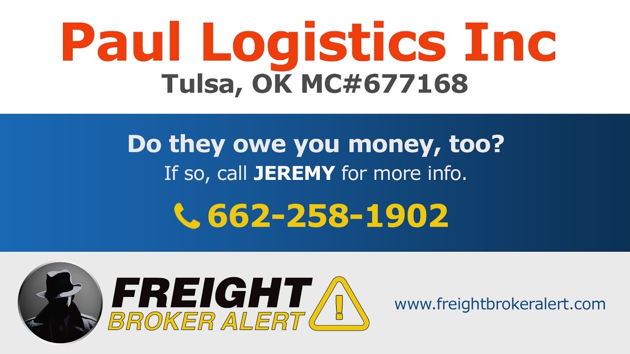 Paul Logistics Inc - YouTube