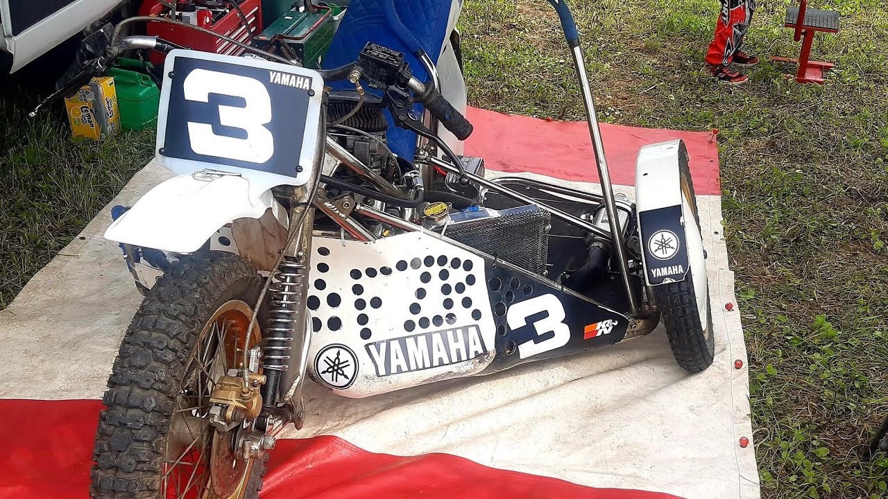 Pickering Grasstrack 1000cc Sidecar Racing 2023 - YouTube