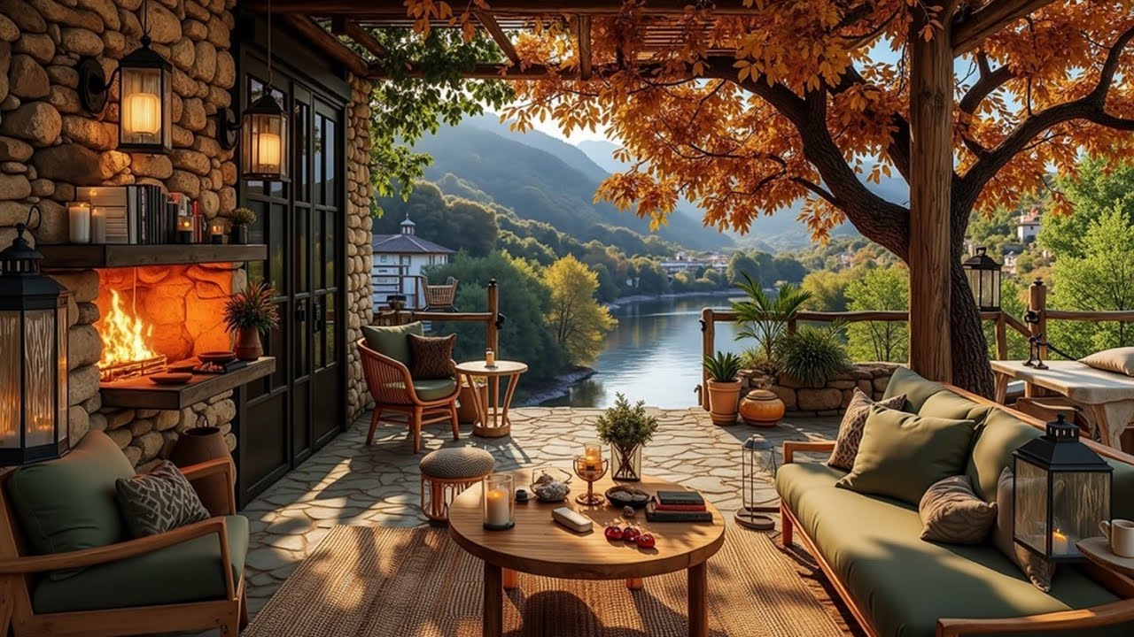 Cozy Autumn Cafe Vibes - Relaxing Jazz Instrumentals for Fall Study ...
