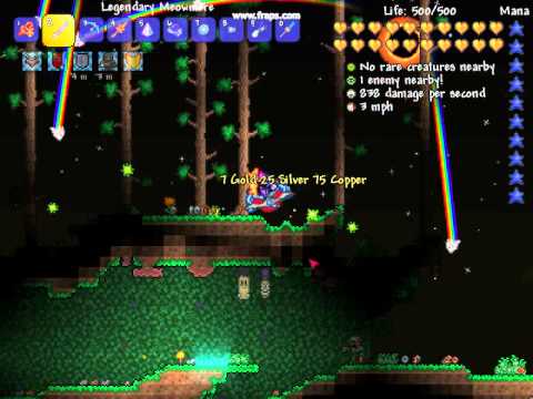 TERRARIA 1.3 MOTHRON MINI-BOSS SHOWCASE - YouTube