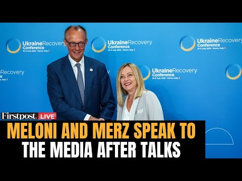 LIVE: Giorgia Meloni and Friedrich Merz Address Press After High-Level Italy-Germany Talks | N18G
