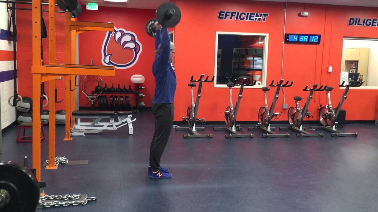 BB Overhead Press - YouTube