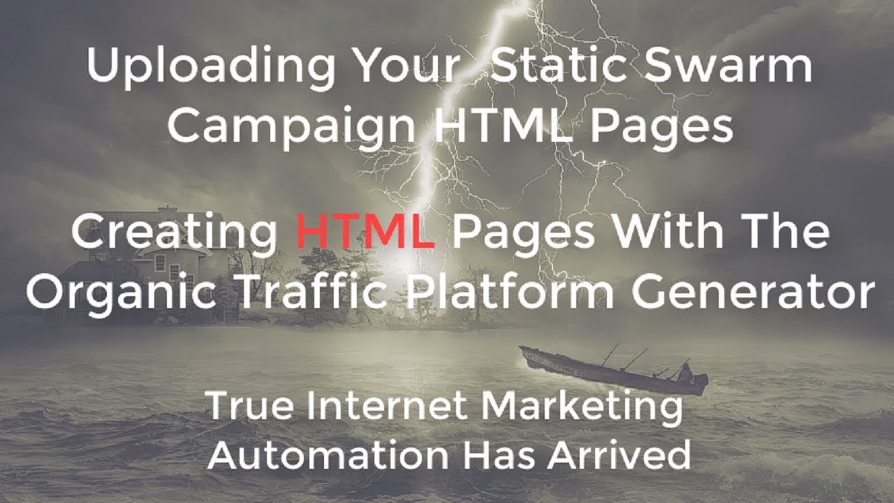 OTP Uploading Pages From The Static Swarm Organic Traffic Platform ...