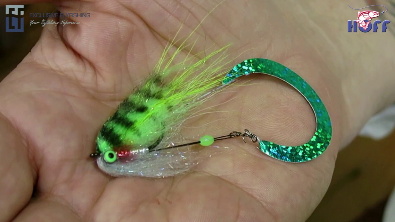 Andre's jigging perch streamer - YouTube