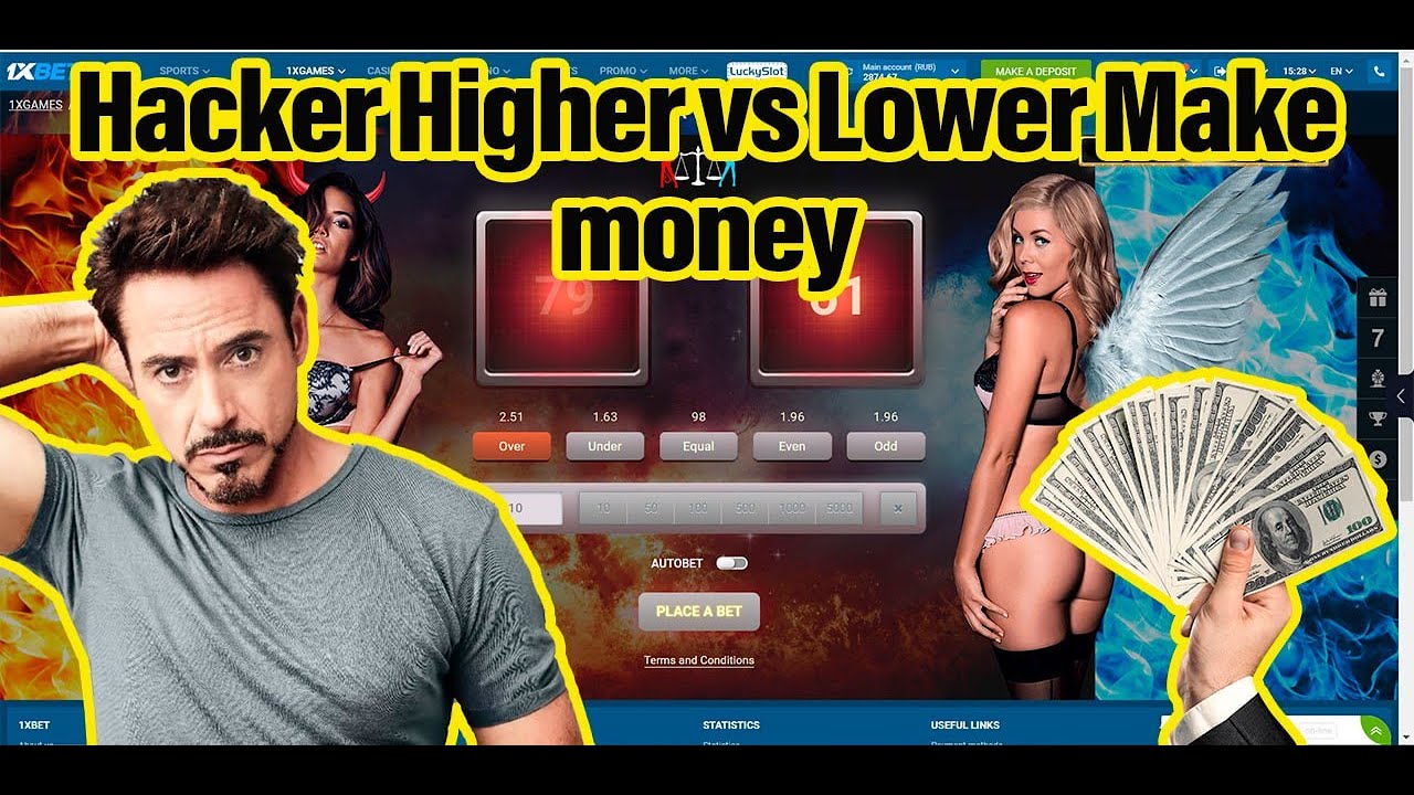 Higher vs Lower Script for 1xbet - YouTube