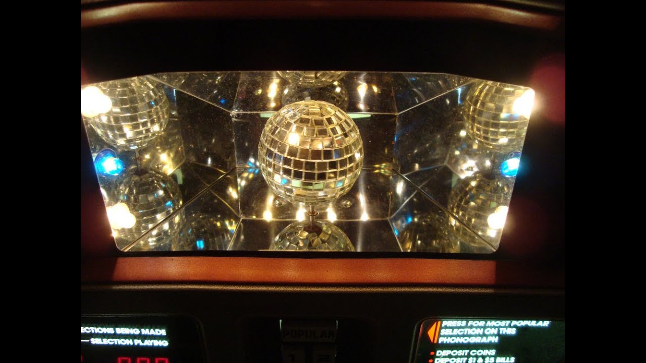 Repairing the Mirrorball lights in a Rowe R93 Jukebox! - YouTube