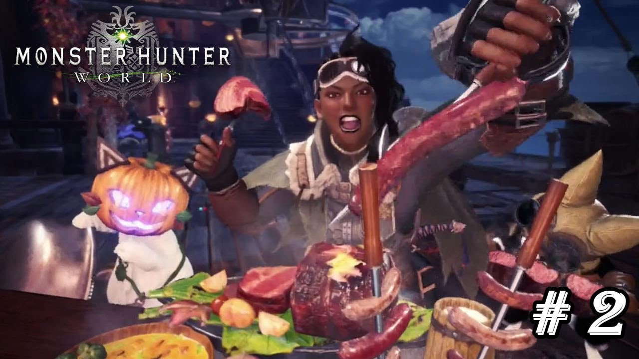 Monster Hunter World - Co-op Walkthrough - Part 2 - Sad Day for Great ...