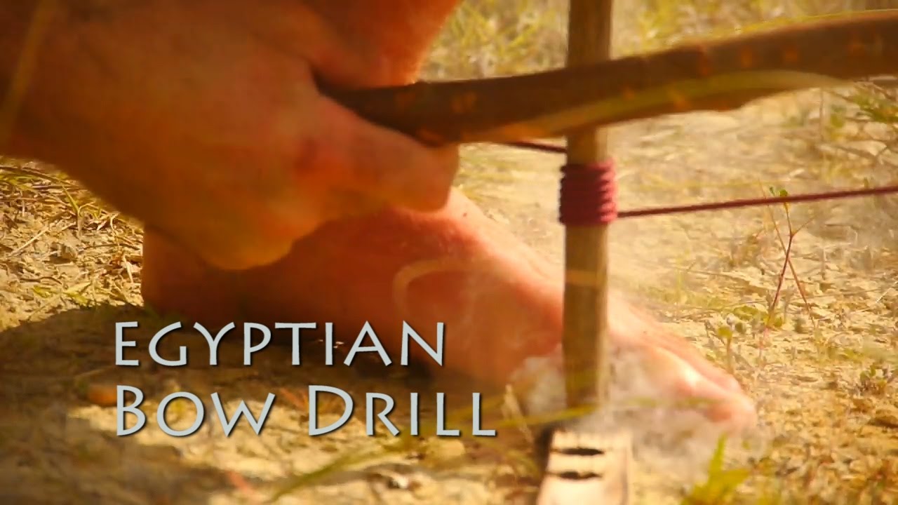 Egyptian Bow Drill - YouTube
