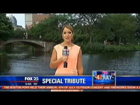 FOX 25's Catherine Parrotta sings 'God Bless America' - YouTube