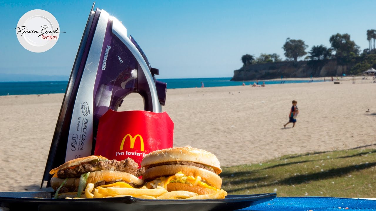 How to Make a McDonald's Big Mac with an Iron - YouTube