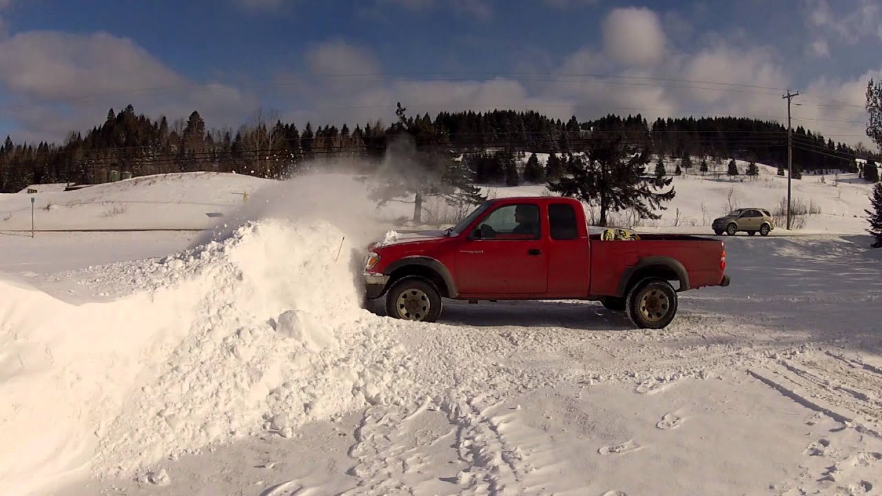 Coolest way ever to plow snow? - YouTube
