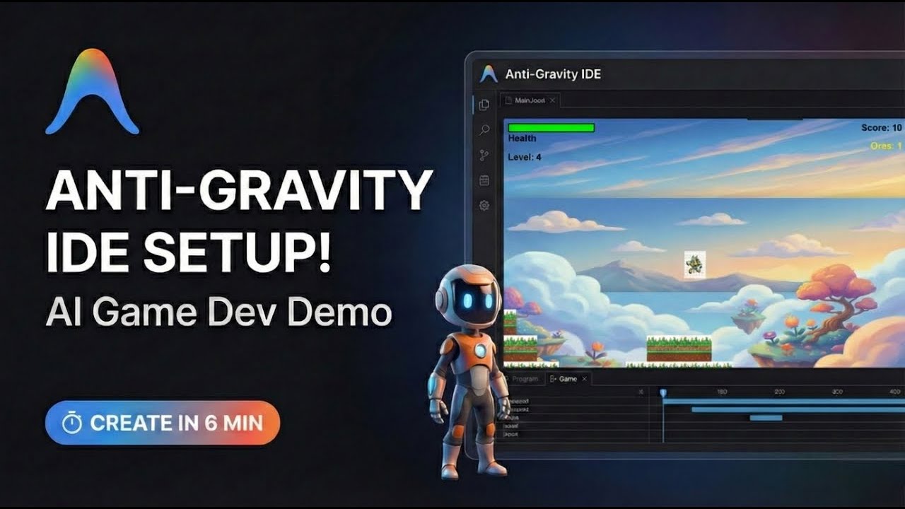 Google Anti-Gravity IDE Setup: Build a Game with AI from Scratch! - YouTube
