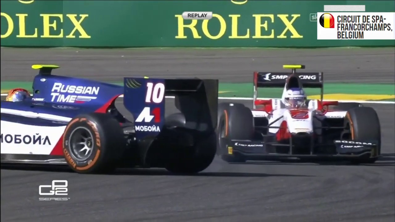 FIA GP2 Series 2016 Belgium Race 2 - YouTube