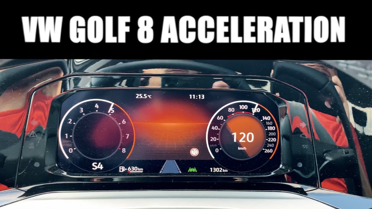 VW GOLF 8 ACCELERATION - YouTube