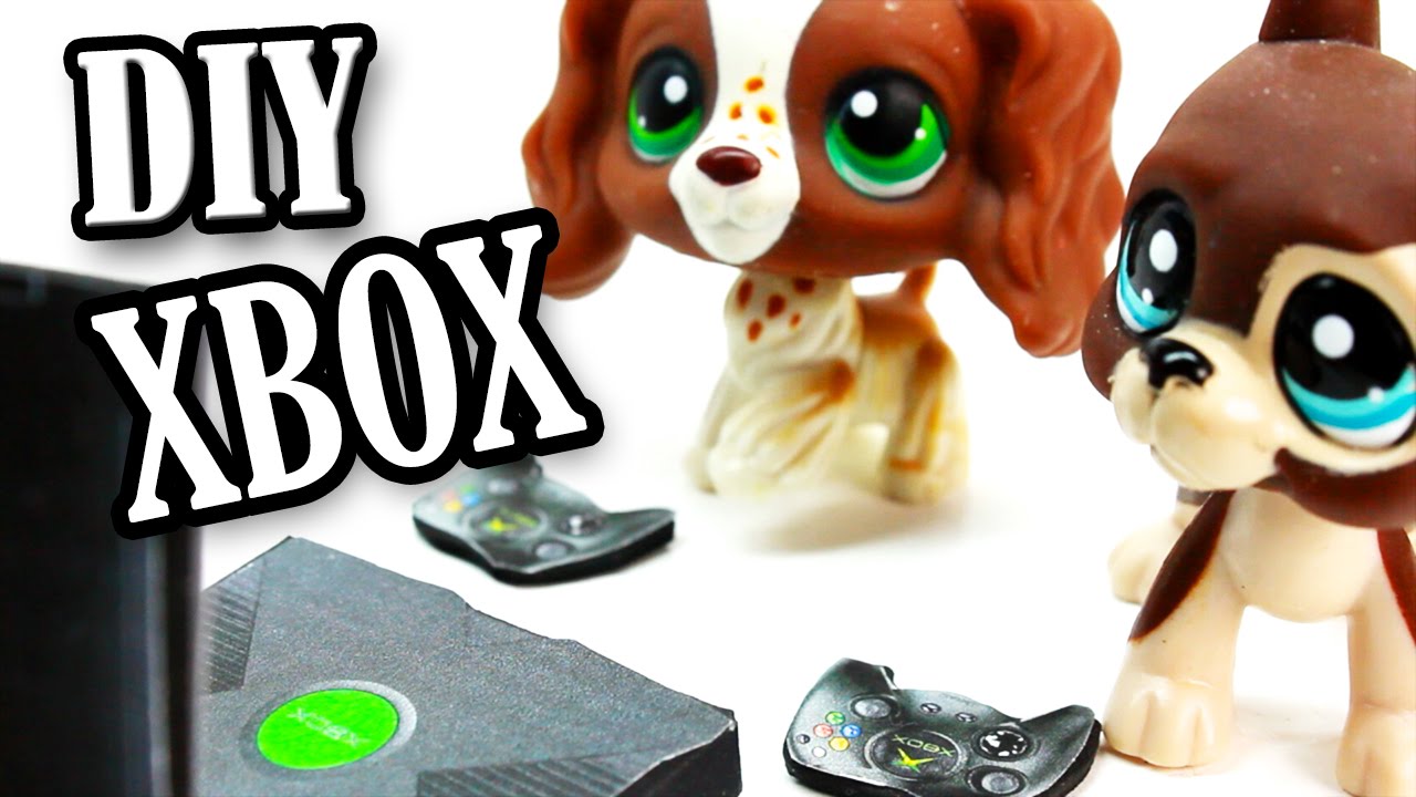 LPS - DIY Xbox Game Console & Controllers - YouTube