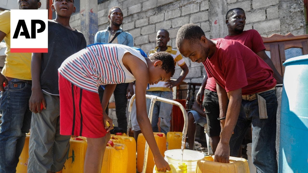 Families in Haiti suffer hunger and displacement due to gang attacks - YouTube