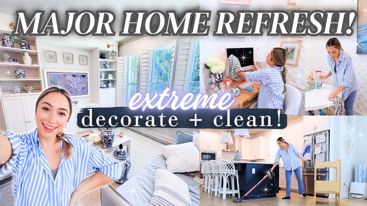 It's like a.. NEW HOUSE! Major REFRESH! Decorating + Clean with Me ...