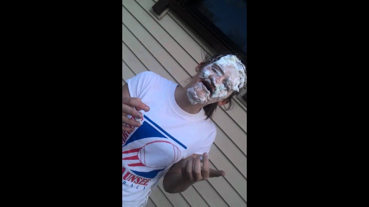 Shaving Cream Pied Youtube