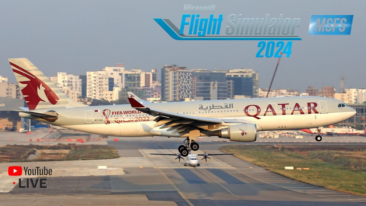 LIVE | Doha to Dhaka | QTR638 | A330 Qatar Airways | MSFS 2024 Ultra ...