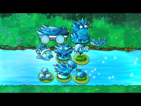 PvZ Fusion - All Ice Plants vs All Zombies Gameplay - YouTube