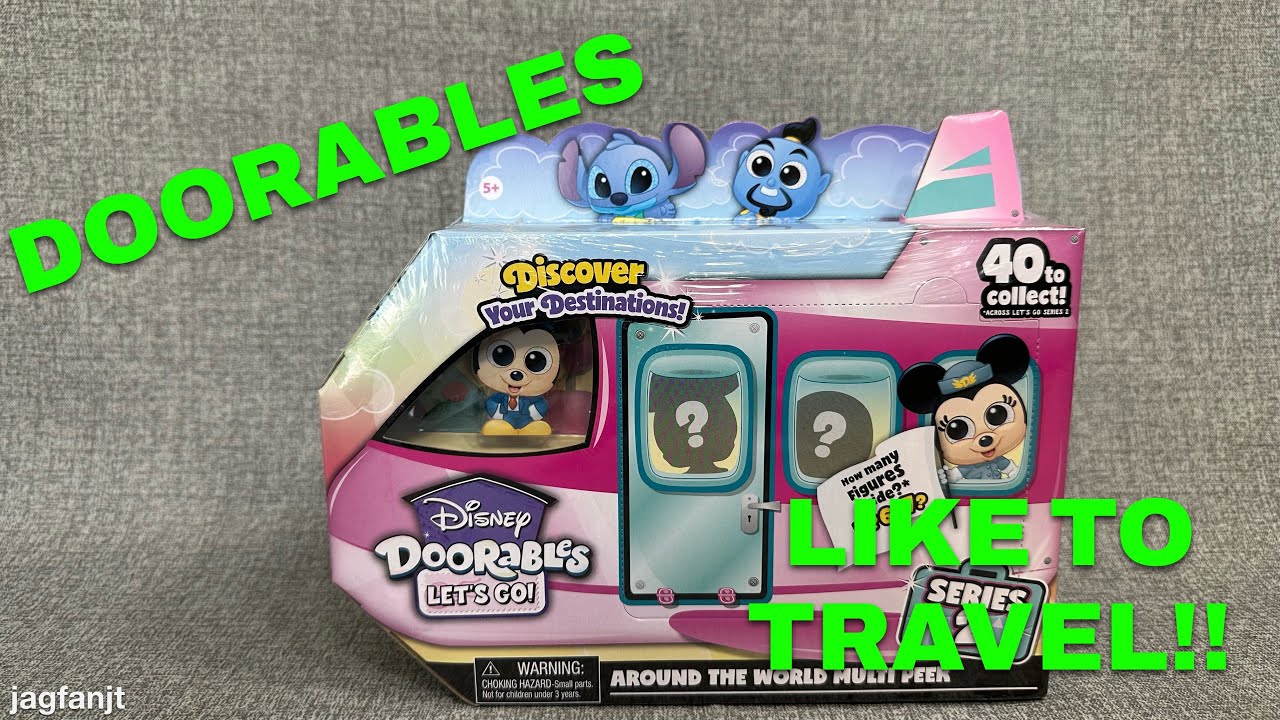 DOORABLES ON VACATION!? DISNEY LET’S GO SERIES 2 UNBOXING! - YouTube