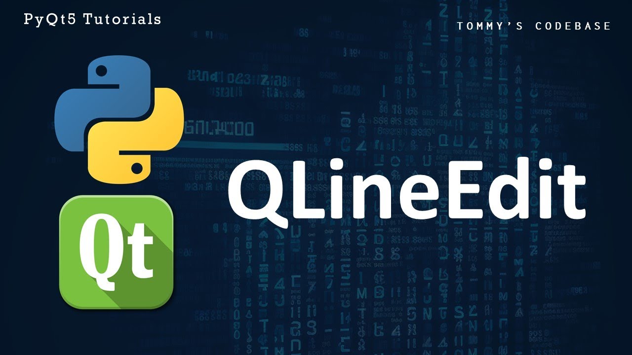 Qlineedit Youtube