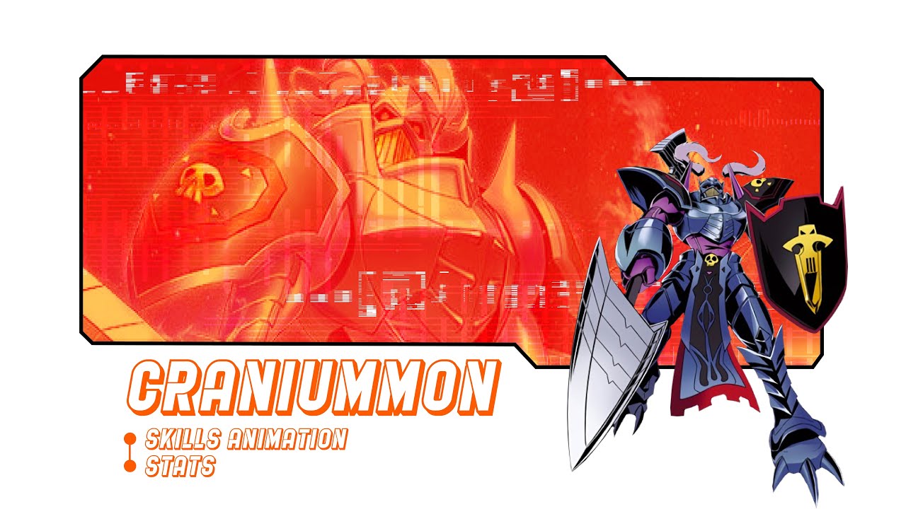 DMO Craniummon/Hagurumon REBALANCED - General Stats - Skills Animation ...