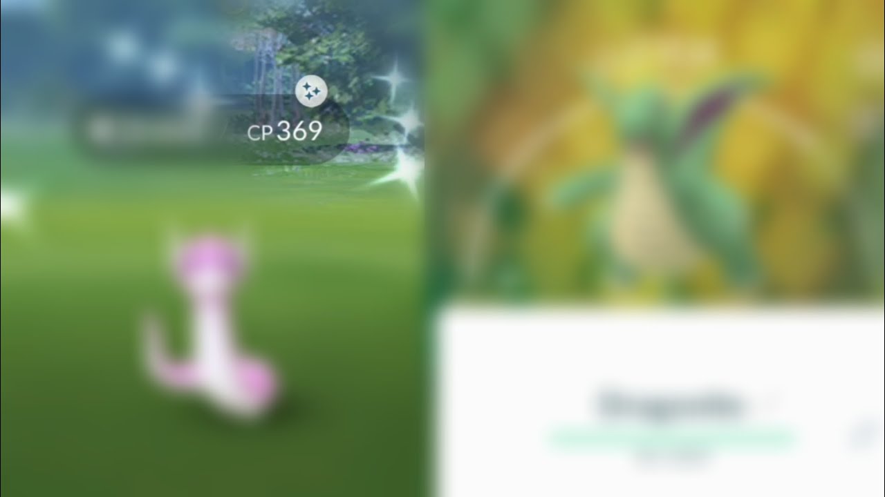 CATCHING AND EVOLVING THIS SHINY POKEMON | DRATINI COMMUNITY DAY ...