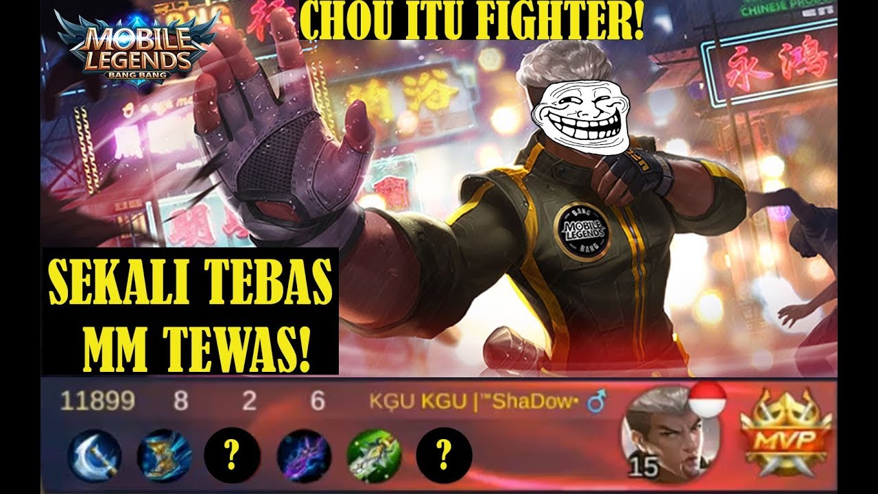 Gameplay Chou Fighter! Auto Mvp - YouTube