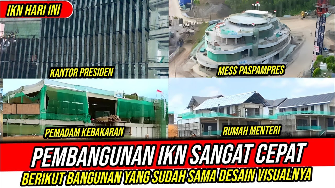 IKN HARI INI‼️Deretan Gedung-Gedung Bangunan di IKN yang Sudah Mirip ...