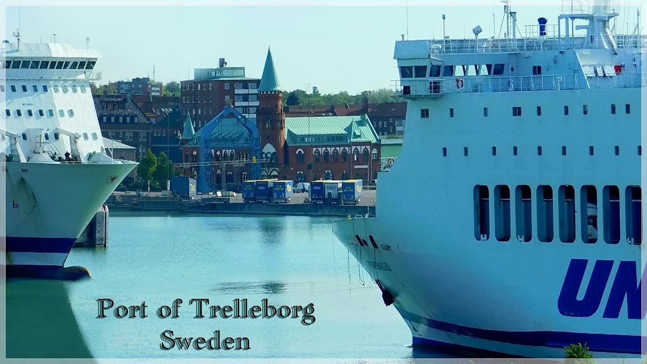 Polskie promy w szwedzkim porcie Trelleborg | Polish ferries in the ...