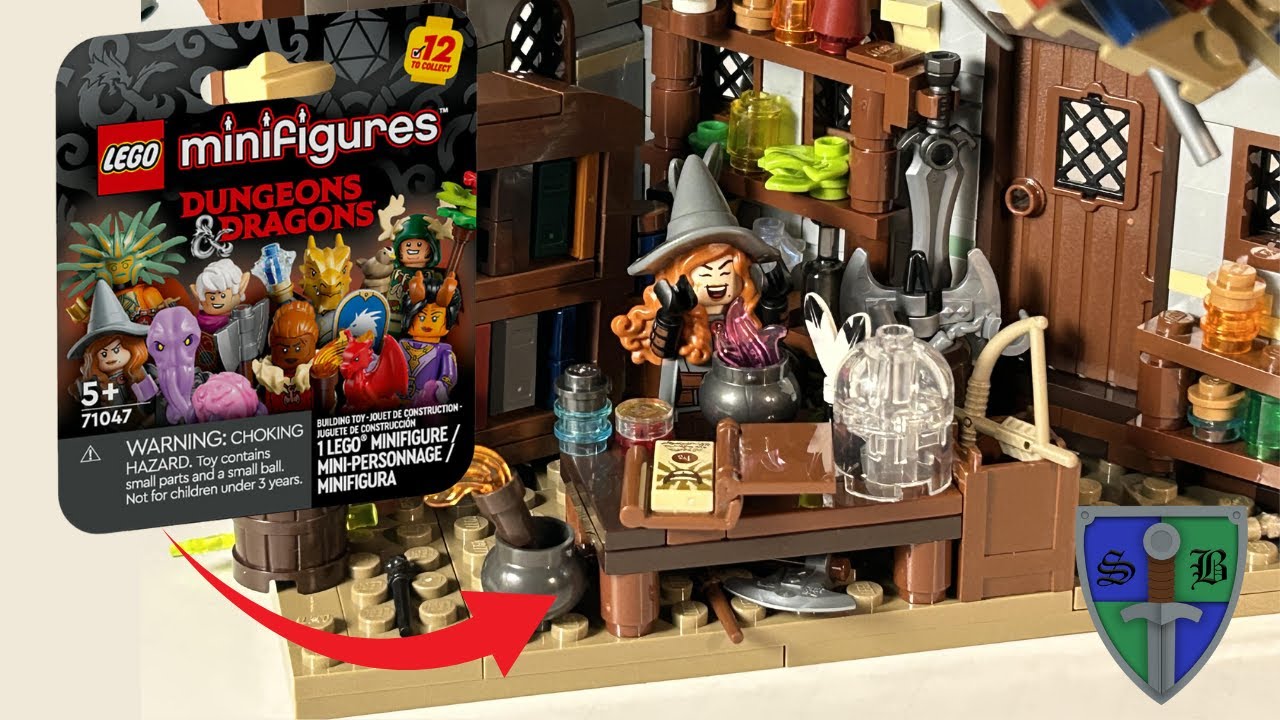 Building a MOC for Tasha the Witch Queen - Lego D&D CMF - YouTube