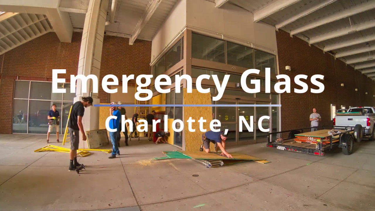 Emergency Glass Company Storefront Board Up - YouTube