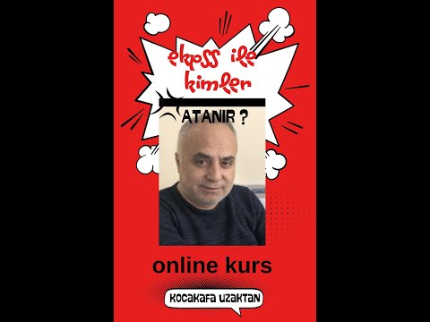 EKPSS'de 1573 KONTENJAN DAĞILIMI NASIL OLACAK? ONLİNE EKPSS KURSUMUZUN YNİ DENEM KAYITLARI BAŞLADI:
