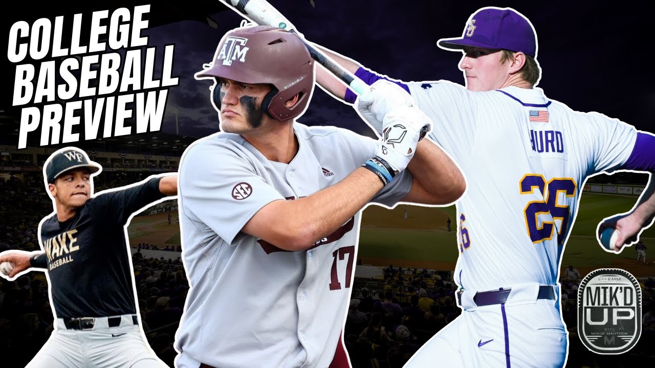 College Baseball Preview with D1 Baseball's Mike Rooney - YouTube