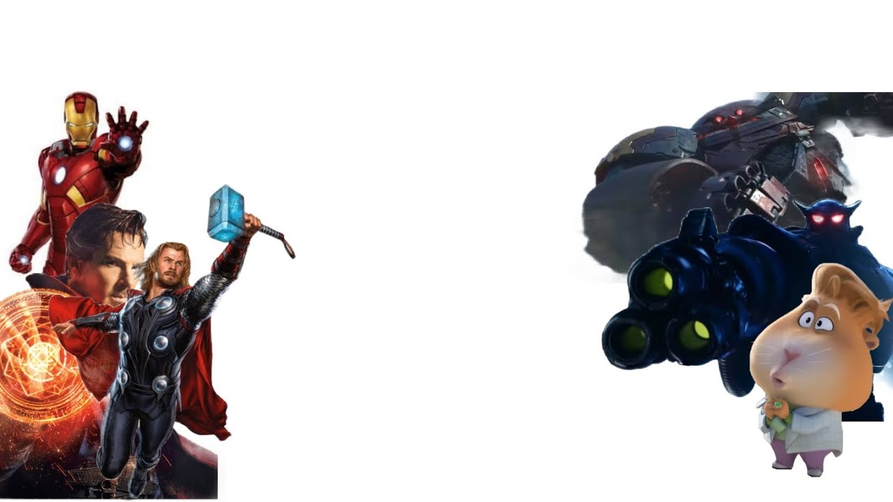Iron Man, Dr. Strange and Thor vs Death Egg Robot, Zurg and Marmalade ...