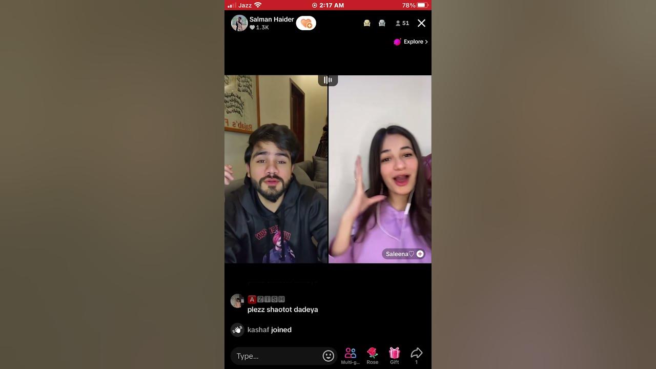 Salman Haider vs Saleena 👑🔥 - YouTube