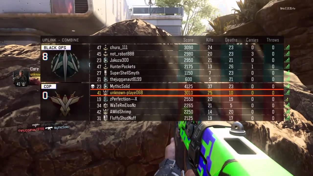 Cod bo3 beta gameplay uplink - YouTube