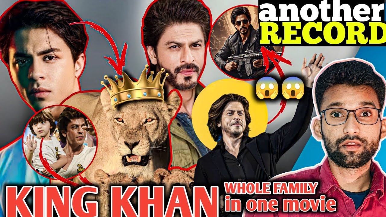 SRK new Record 😱 | KING movie official announcement| Srk whole family ...