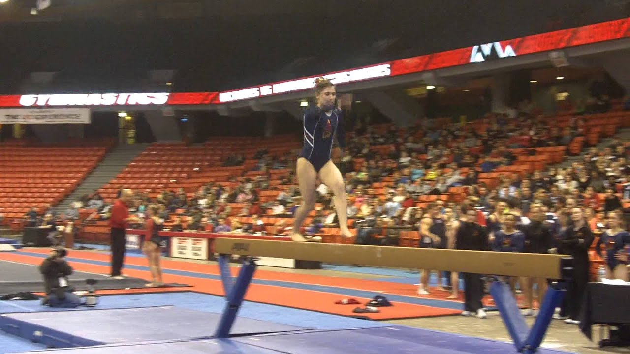 Amelia Rafferty Beam vs NIU 2015 - YouTube