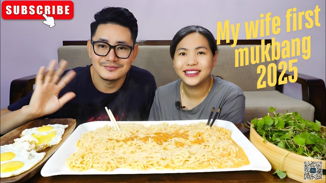 korean Noodles Mukbang | My first mukbang after delivery #mukbang - YouTube