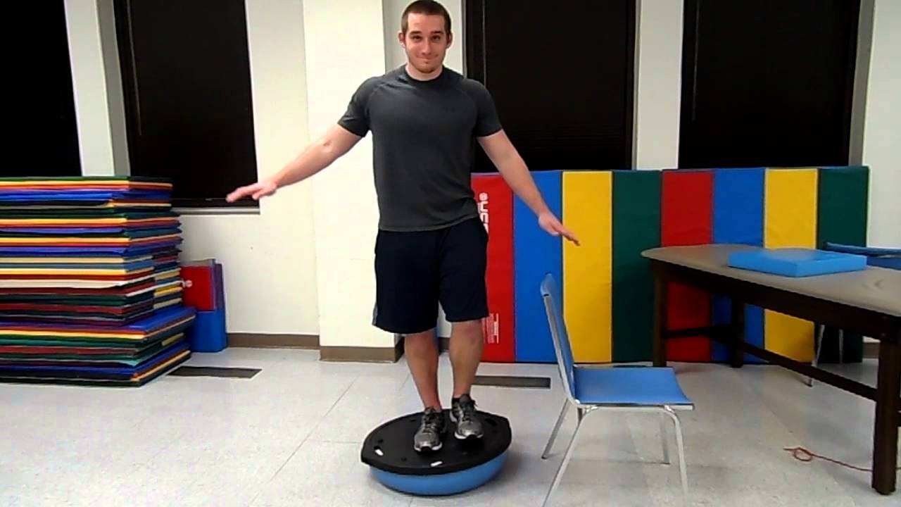 Balance Board, Stand One Foot - YouTube